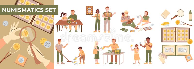 Numismatist Kit Stock Illustrations – 2 Numismatist Kit Stock ...