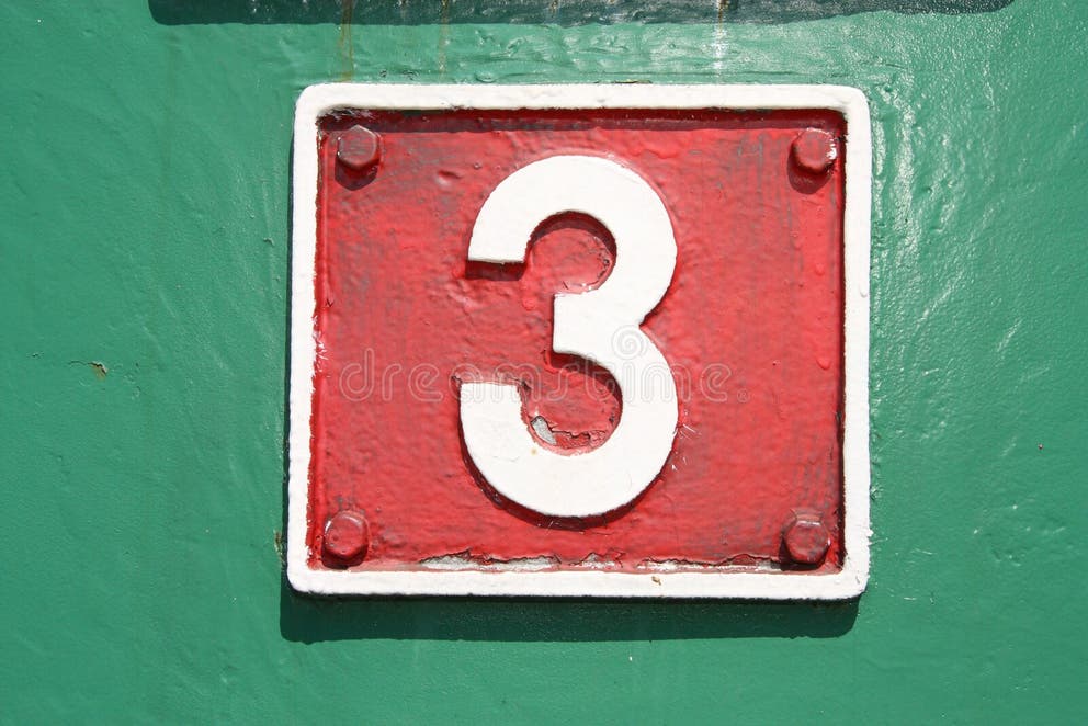 Nummer drie stock foto. Image of aantal, tekst, algebra - 30020732