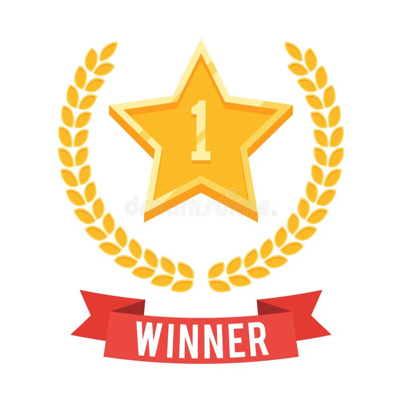 Zahl mit einem Stern stock abbildung. Illustration von stern - 5184420