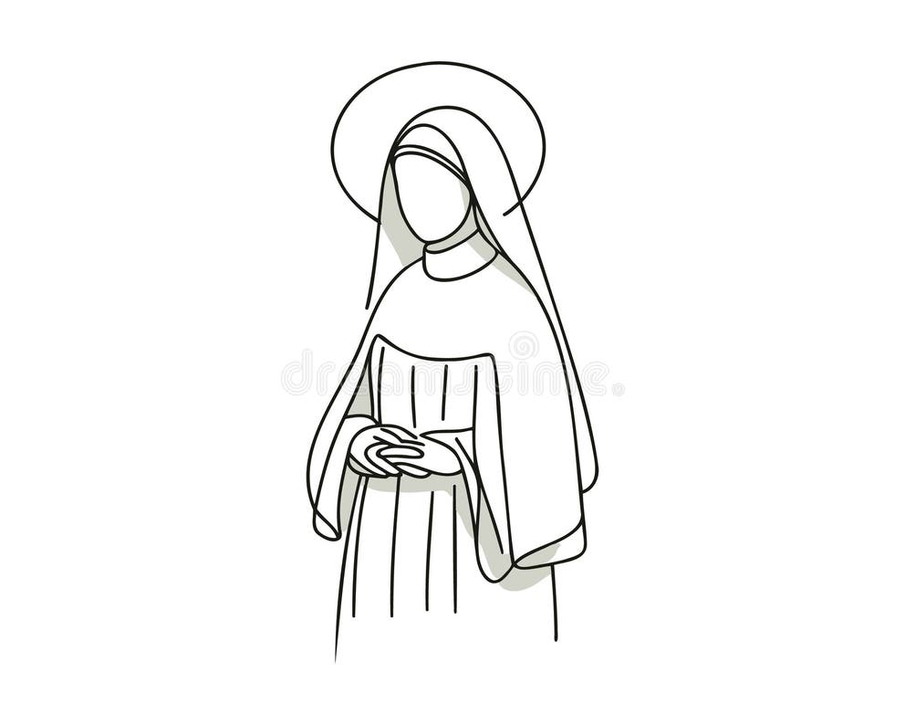 Nun Outline Stock Illustrations 578 Nun Outline Stock Illustrations Vectors And Clipart
