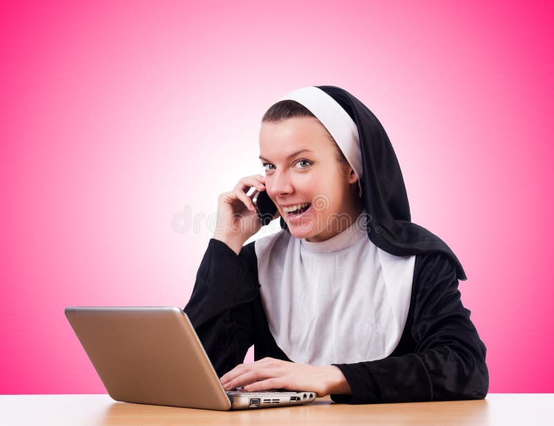 Nun Computer Stock Photos - Free & Royalty-Free Stock Photos from ...