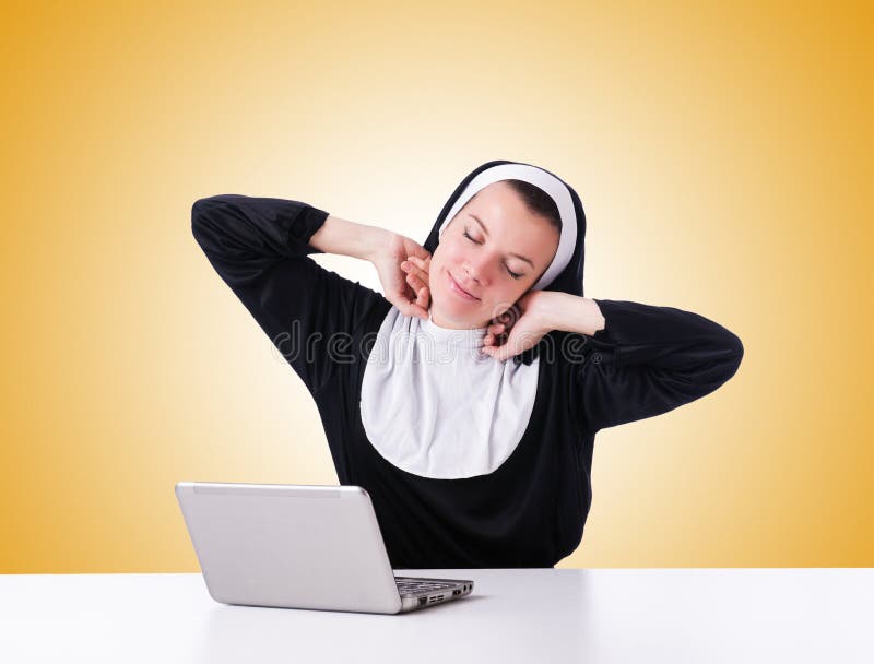 Nun Computer Stock Photos - Free & Royalty-Free Stock Photos from ...