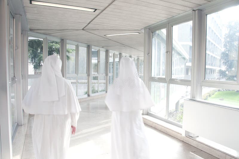 Nuns stock photo. Image of clinic, cross, christian, hand - 21787294