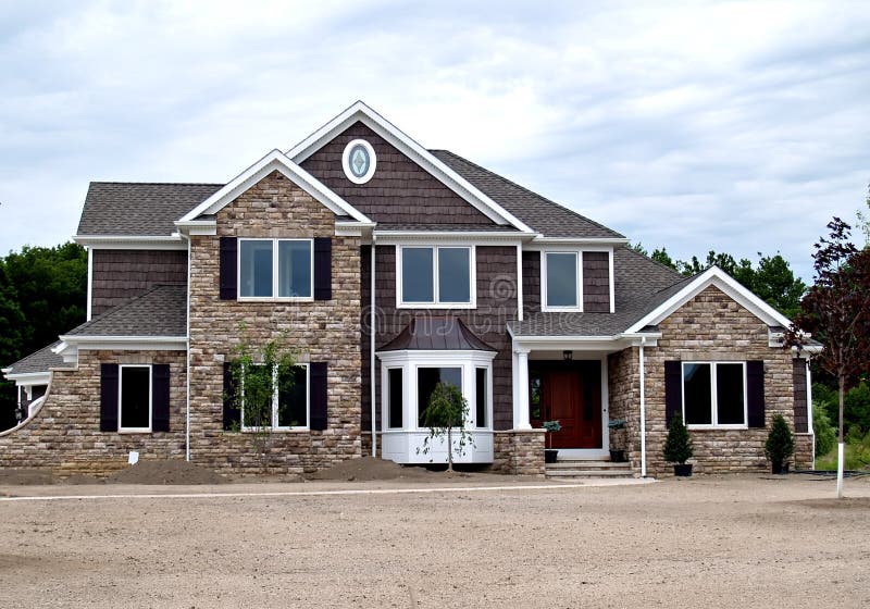 Nuova casa dell'Ohio immagine stock. Immagine di residenza - 2698089