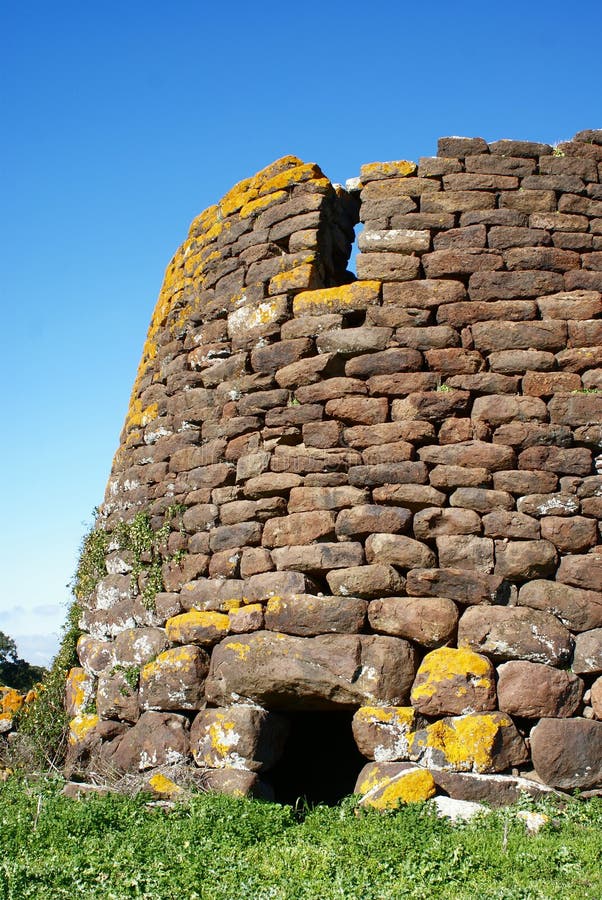 Nuraghe stock photo. Image of beautiful, ancient, primitive - 4220602