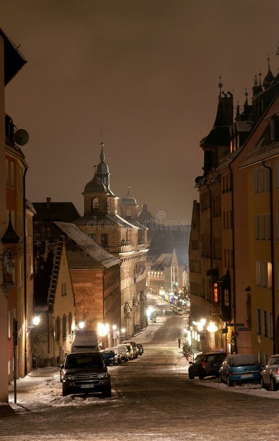 Nuremberg stock photo. Image of panorama, tourism, snow - 17947434