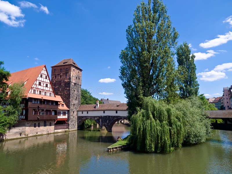Historic City Gate Tower of Abensberg Stock Image - Image of tourism ...