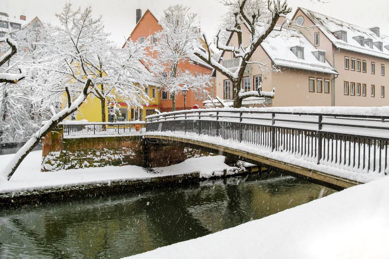 Nuremberg, Alemanha - Dia Nevado Foto de Stock - Imagem de feriado ...