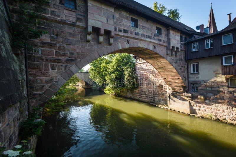 Nuremberg stock photo. Image of german, landscape, bridges - 57870242