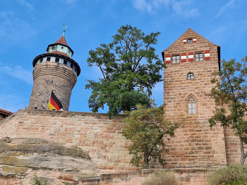 Nuremberg Castle and Fortress, Germany Editorial Stock Image - Image of ...