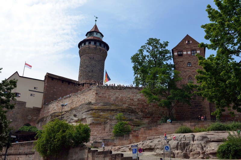 Nuremberg Castle editorial photography. Image of historic - 79002392