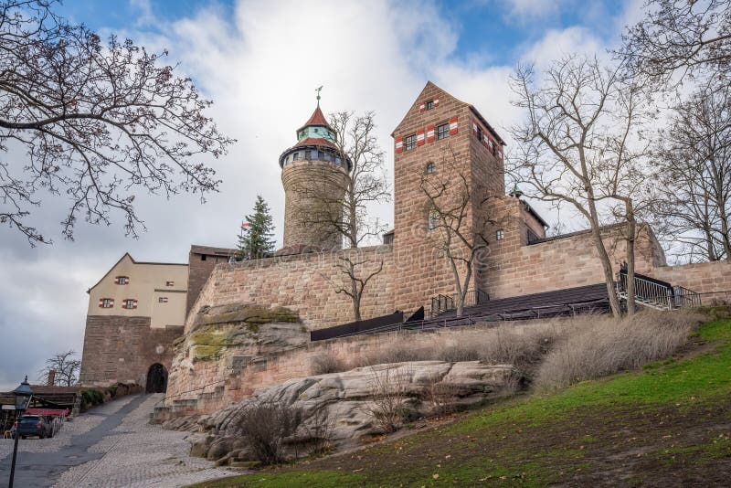 Nuremberg Castle (Kaiserburg) - Nuremberg, Bavaria, Germany Stock Photo ...