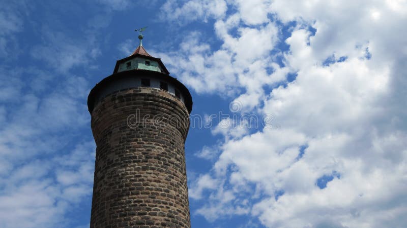 Nuremberg Castle Tower stock image. Image of castle, europe - 41211929