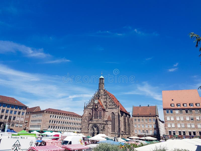 Nuremberg city centre editorial stock photo. Image of nuremberg - 94629323