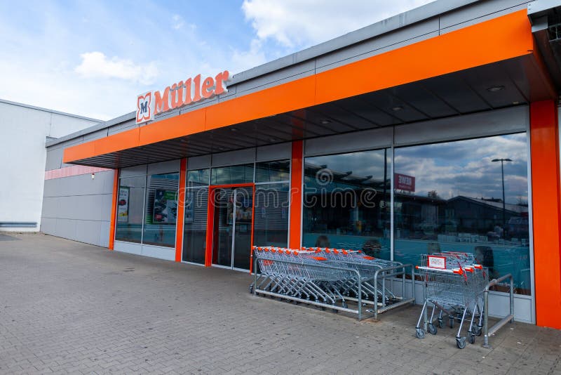 Mueller Branch on a Mueller Drugstore in Nuremberg Editorial Photo ...