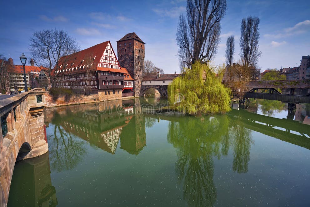 Nuremberg, Germany. stock image. Image of stone, spring - 52589645
