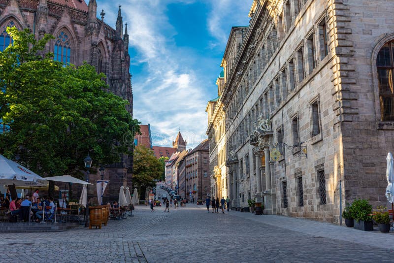 NUREMBERG, GERMANY, 27 JULY 2020 Beautiful View of the Nuremberg ...