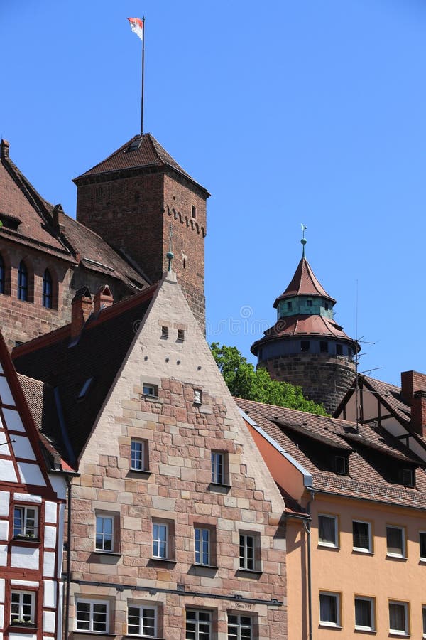 Nuremberg Old Town, Germany Editorial Photo - Image of franconia ...