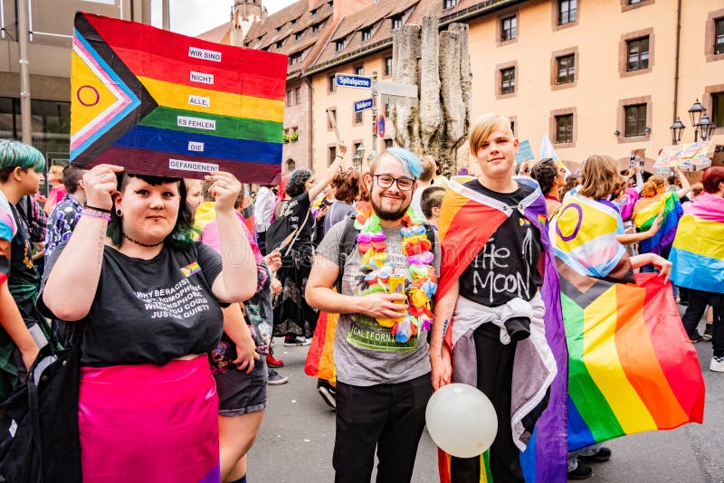 Nuremberg Pride Parade and Pride Festival , August 5, 2023 Editorial ...