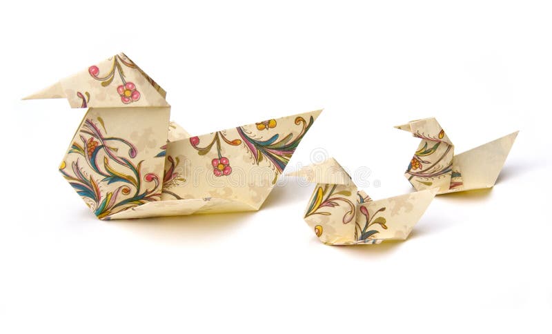 Origami kaczka obraz stock. Obraz złożonej z japończycy - 25985191