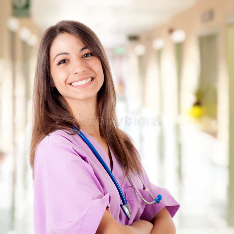 Nurse stock image. Image of beautiful, portrait, nurse - 19993445