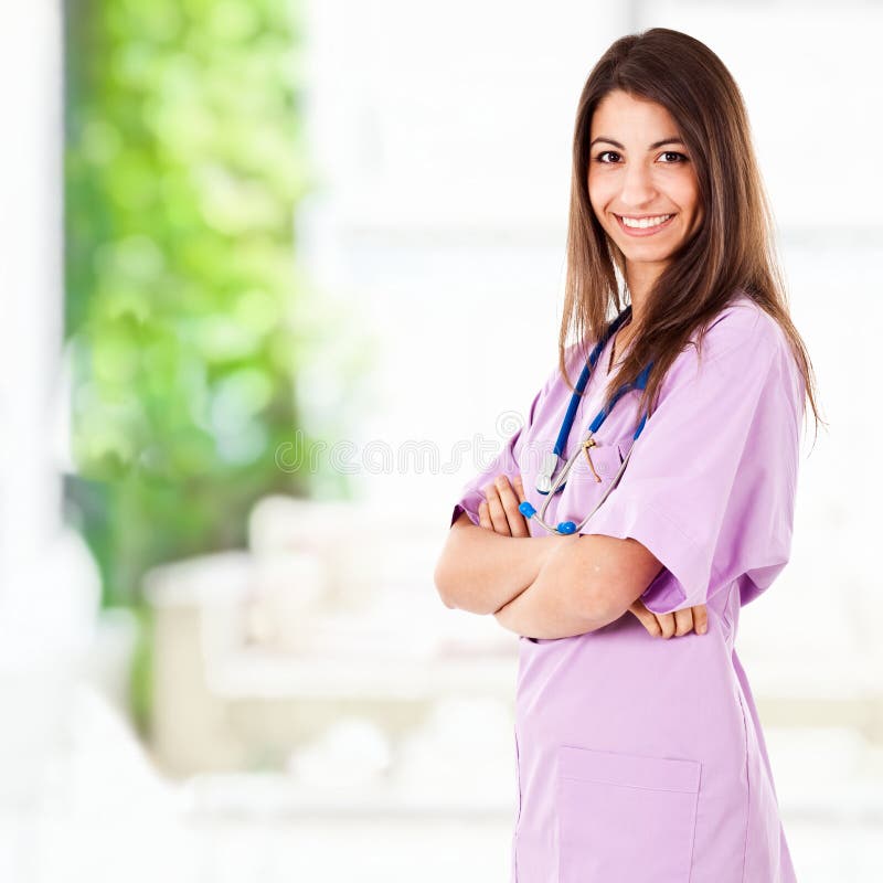 Nurse stock image. Image of portrait, professional, beautiful - 20350161