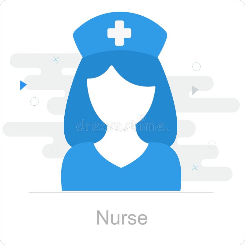 Nurse stock vector. Illustration of design, icon, vector - 340612991