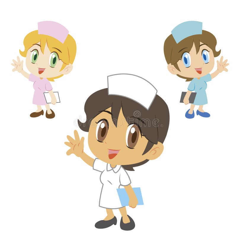 Nurse ,cartoon Character, Vector Illustration Stock Vector ...