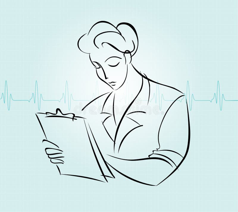 Nurse Charting Cartoon