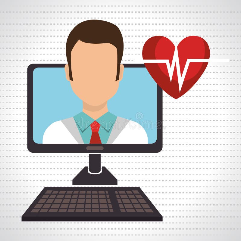 Nurse Computer Stock Illustrations – 3,979 Nurse Computer Stock ...