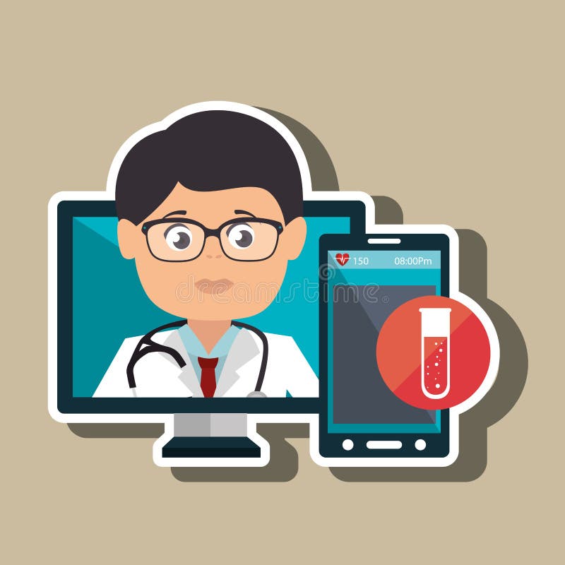 Nurse Computer Stock Illustrations – 3,979 Nurse Computer Stock ...