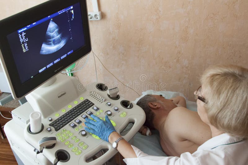 Patient on Ultrasound Examination Editorial Photography - Image of ...