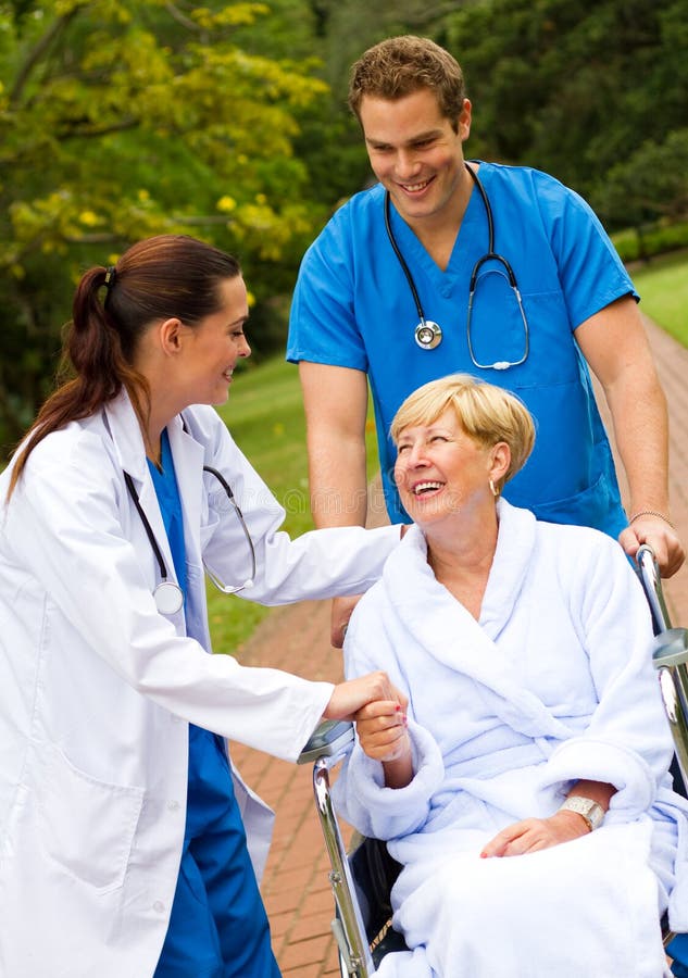 Nurse comforting patient stock photo. Image of friendly - 14118926