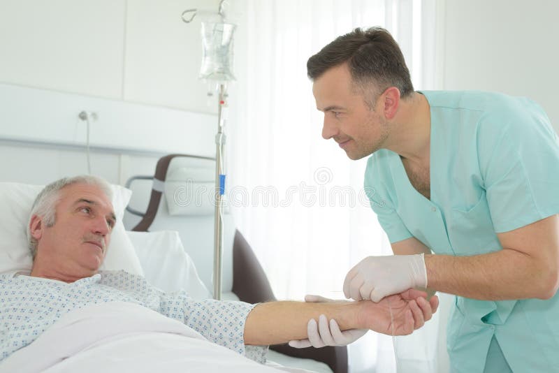Nurse Holding Patient`s Arm Stock Image - Image of body, health: 118886279