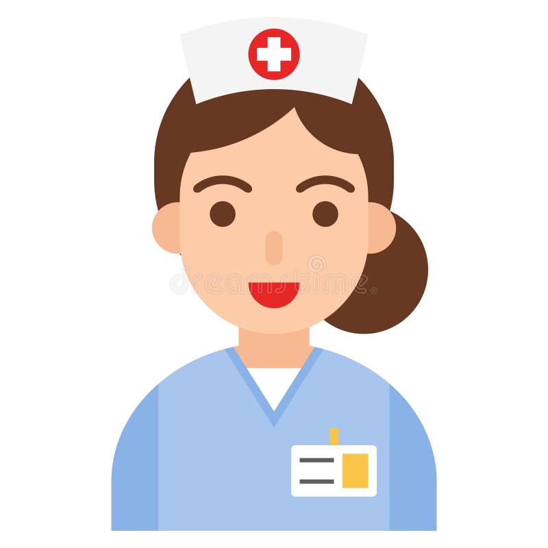 Nurse Icon, Profession and Job Vector Illustration Stock Vector ...