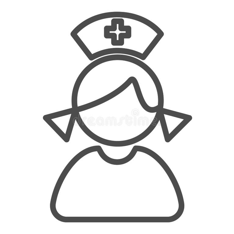 Nurse Outline Stock Illustrations – 21,643 Nurse Outline Stock ...