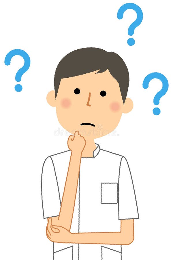 Nurse,Question stock vector. Illustration of uniform - 371091457