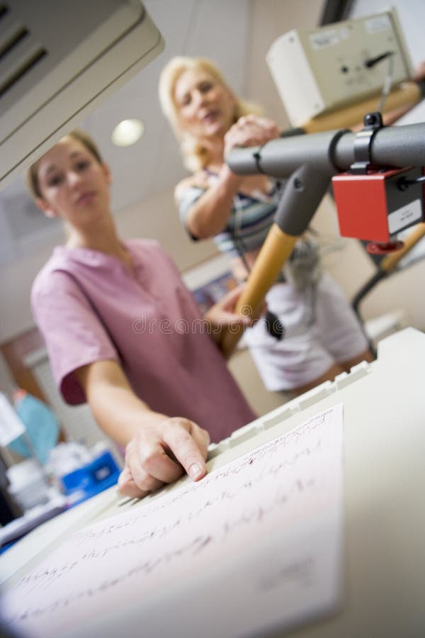 Nurse with Patient during Health Check Stock Photo - Image of medicine ...