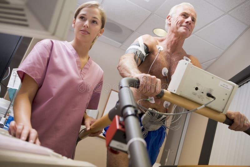 Nurse with Patient during Health Check Stock Image - Image of people ...