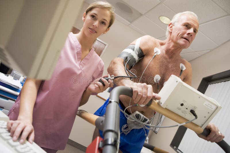 Nurse with Patient during Health Check Stock Image - Image of hospital ...