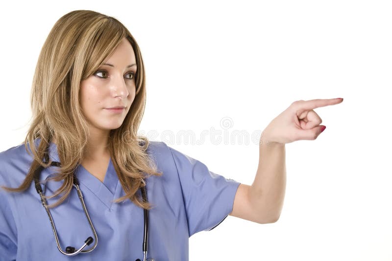 Woman pointing finger stock photo. Image of female, indicating - 8241406
