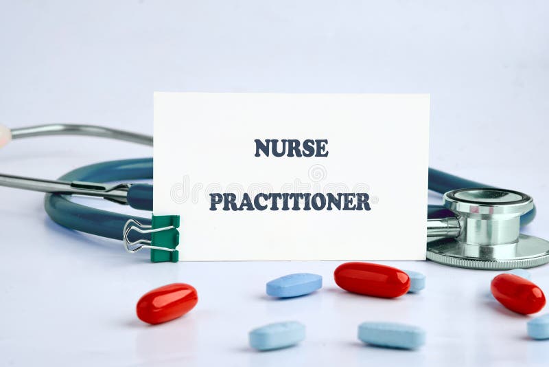 A Nurse Practitioner is Represented through a Sign Showing Their Title ...
