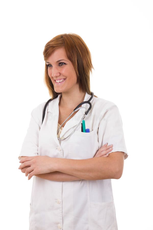 Nurse practitioner stock photo. Image of employee, portrait - 35742088