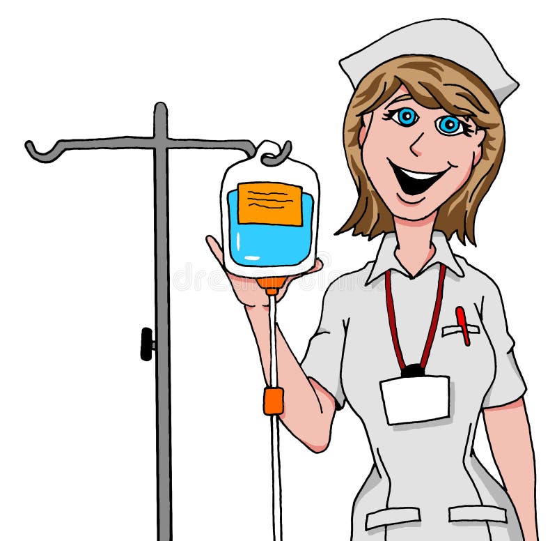 Intravenous Drip Cartoon