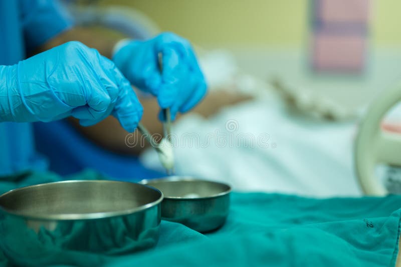 A Nurse is Preparing a Tool To Dressing Stock Photo - Image of nurse ...