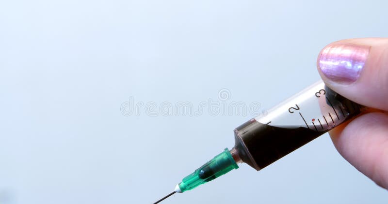 Nurse Taking a Blood Sample for Testing in the Lab Stock Video - Video ...