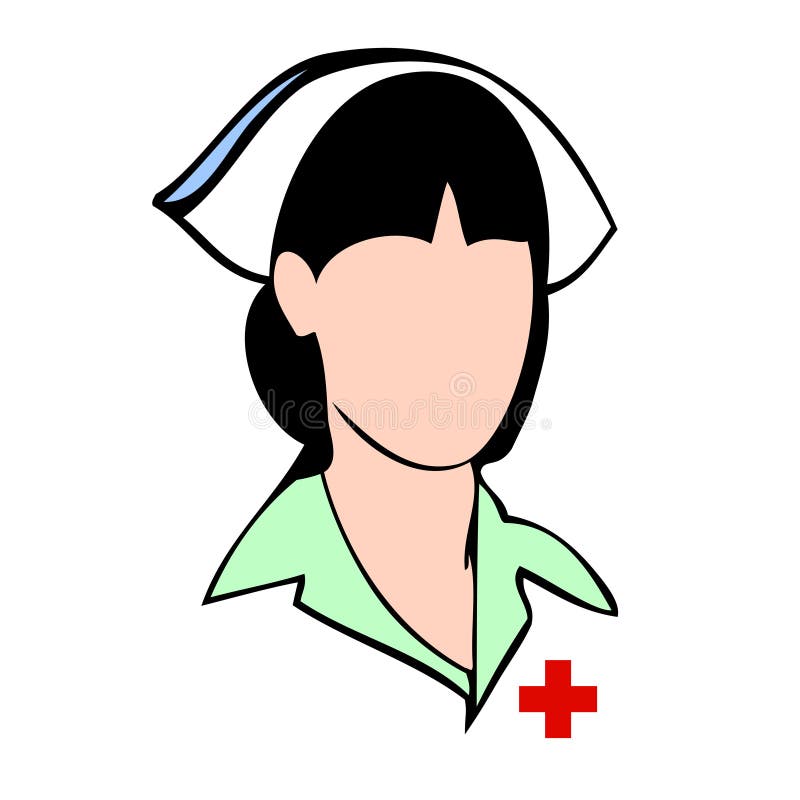 Nurse vector avatar face stock vector. Illustration of avatar - 10177079
