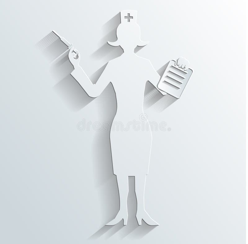 Certified Nurse Aide Training Concept, Vector Illustration Stock Vector ...