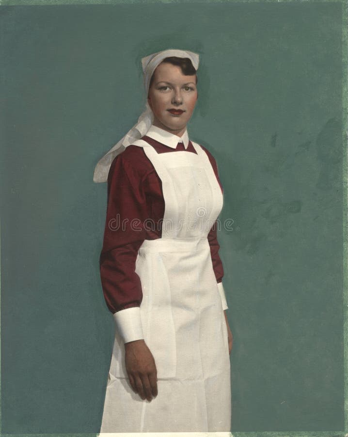 Nurse Wearing Uniform From Northern Ireland Stock Image - Image of ...