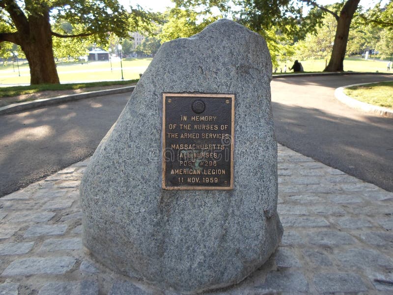 Nurses of the Armed Services Memorial, Boston Common, Boston ...